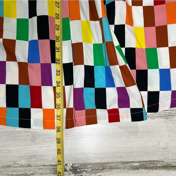 Target | Dresses | Nwt Target Pride Short Sleeve Checkered Skater Dress ...